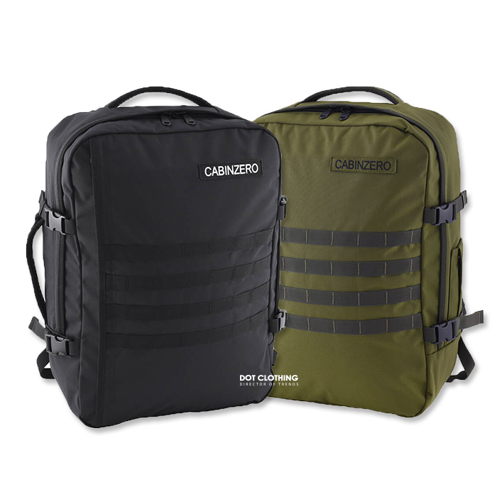 CabinZero 英國 輕旅 登機包 後背包 44L 黑 軍綠 防潑水 軍用 雙肩背 手提 大容量 背包 DOT聚點 | 蝦皮購物