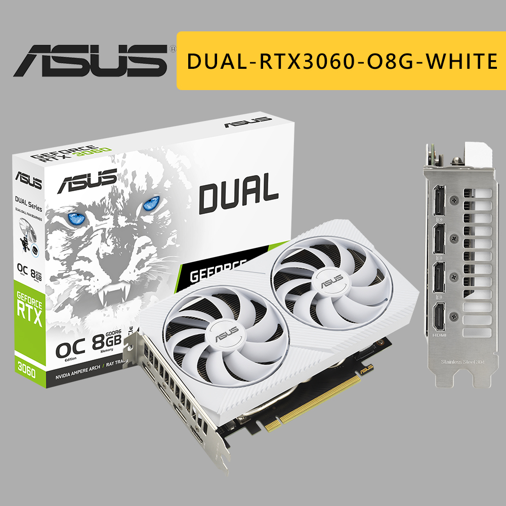 DUAL-RTX3060-O8G-WHITE的價格推薦 - 2025年3月 | 比價比個夠BigGo