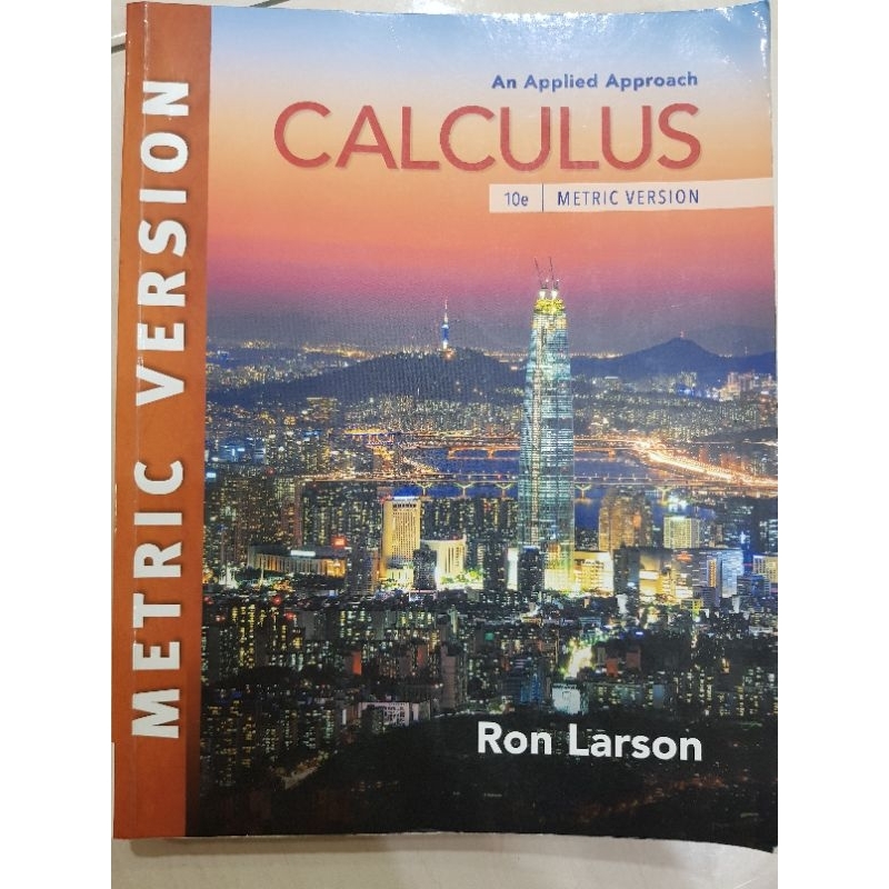Calculus An Applied Approach 10e的價格推薦 - 2023年8月| 比價比個夠BigGo