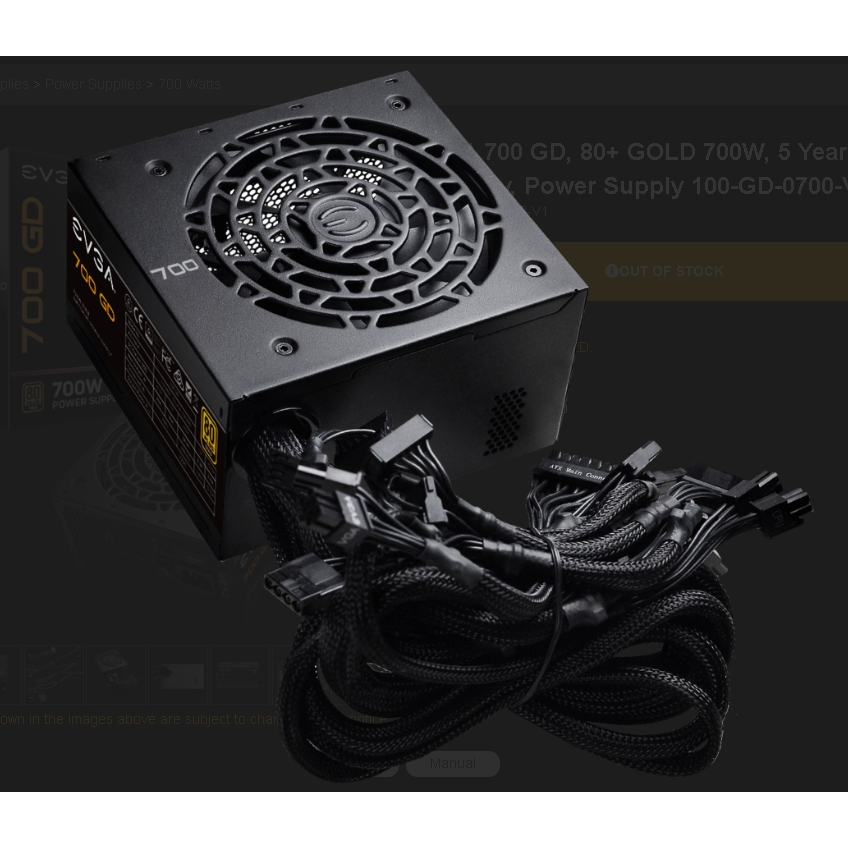 Evga 700w gd的價格推薦 - 2025年7月 | 比價比個夠BigGo