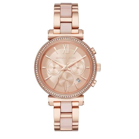 邁克·科爾斯 Michael Kors MK6560 美式情緣三眼計時玫瑰金時尚腕錶 規格價格總覽