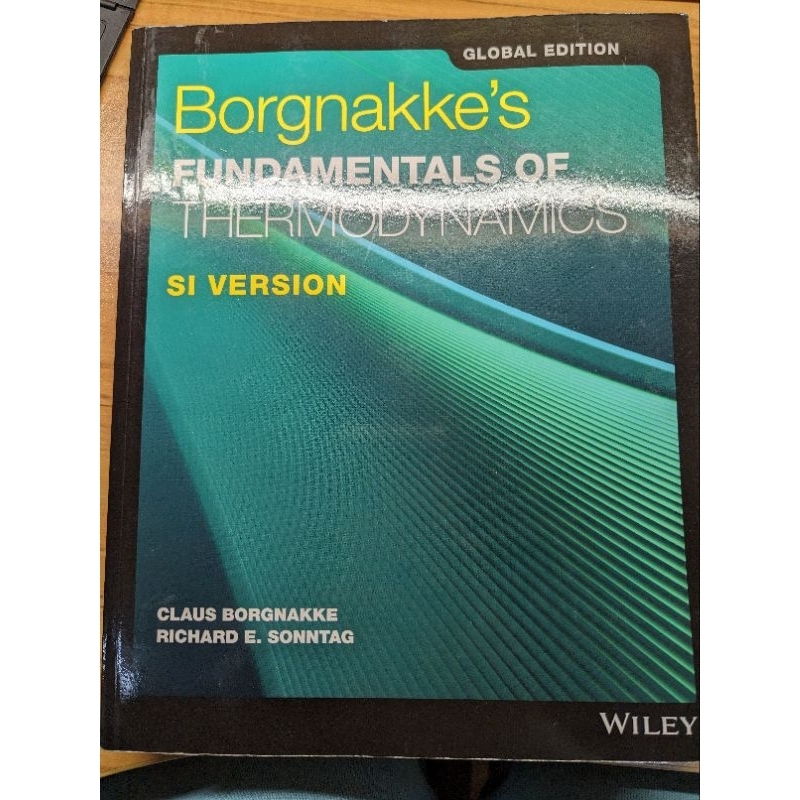 borgnakke's fundamentals of thermodynamics的價格推薦 - 2025年12月 | 比價比個夠BigGo