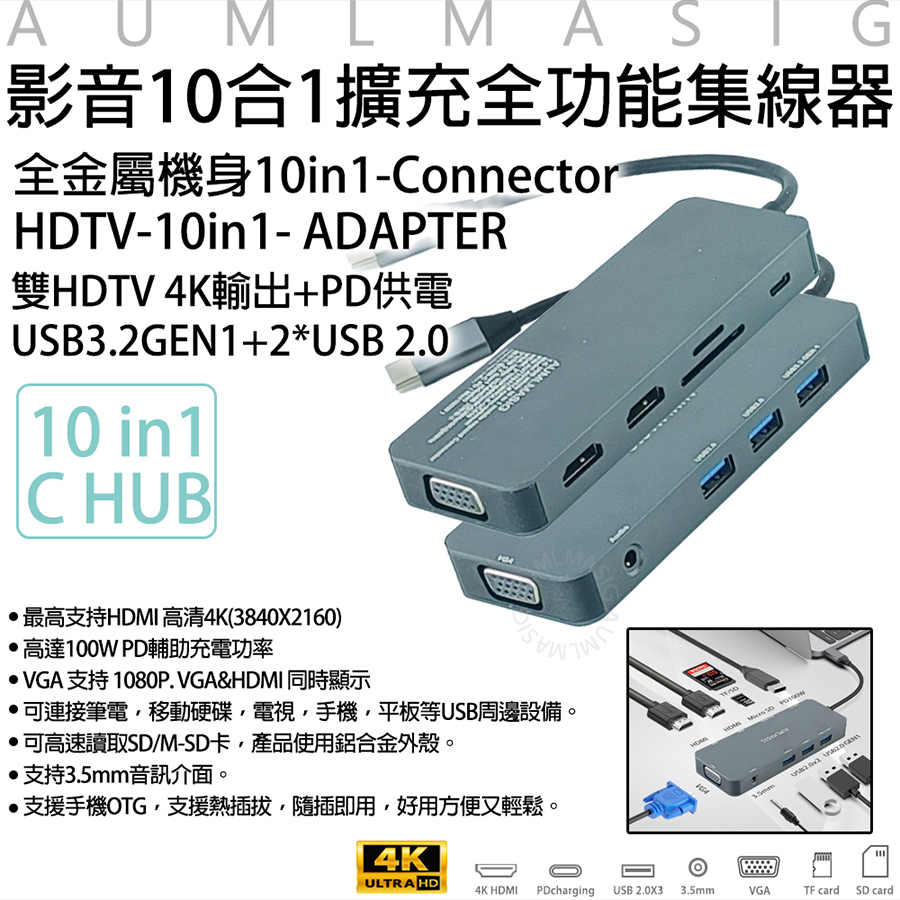 usb3.2 gen2 hub PD的價格推薦 - 2025年10月 | 比價比個夠BigGo