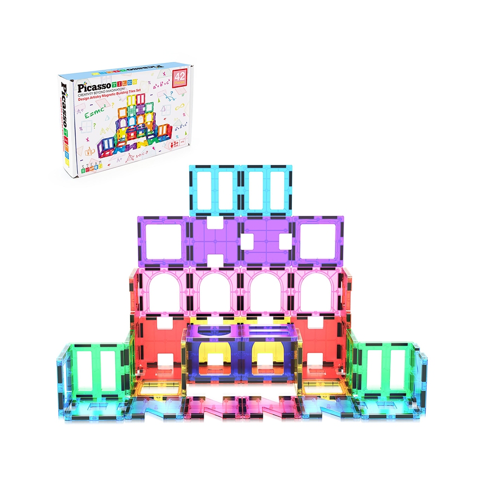 PICASSO TILES 畢卡索 PT42 磁力片積木-鏤空造型磁力片組42pc PI93363 - Goodfind找推薦、比價格