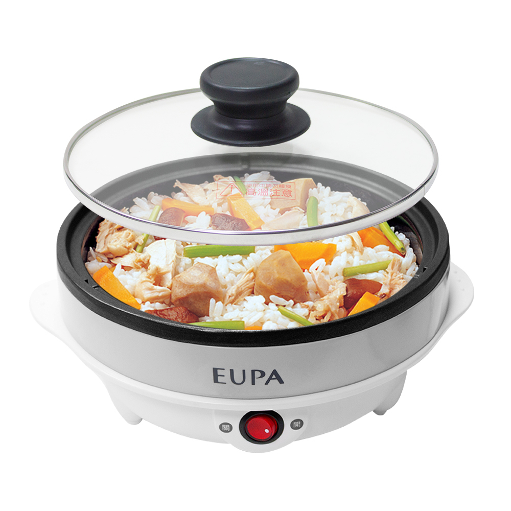 優柏EUPA TSK-2162 多功能迷你美食鍋 1L 煎煮炒蒸一機搞定 規格價格總覽