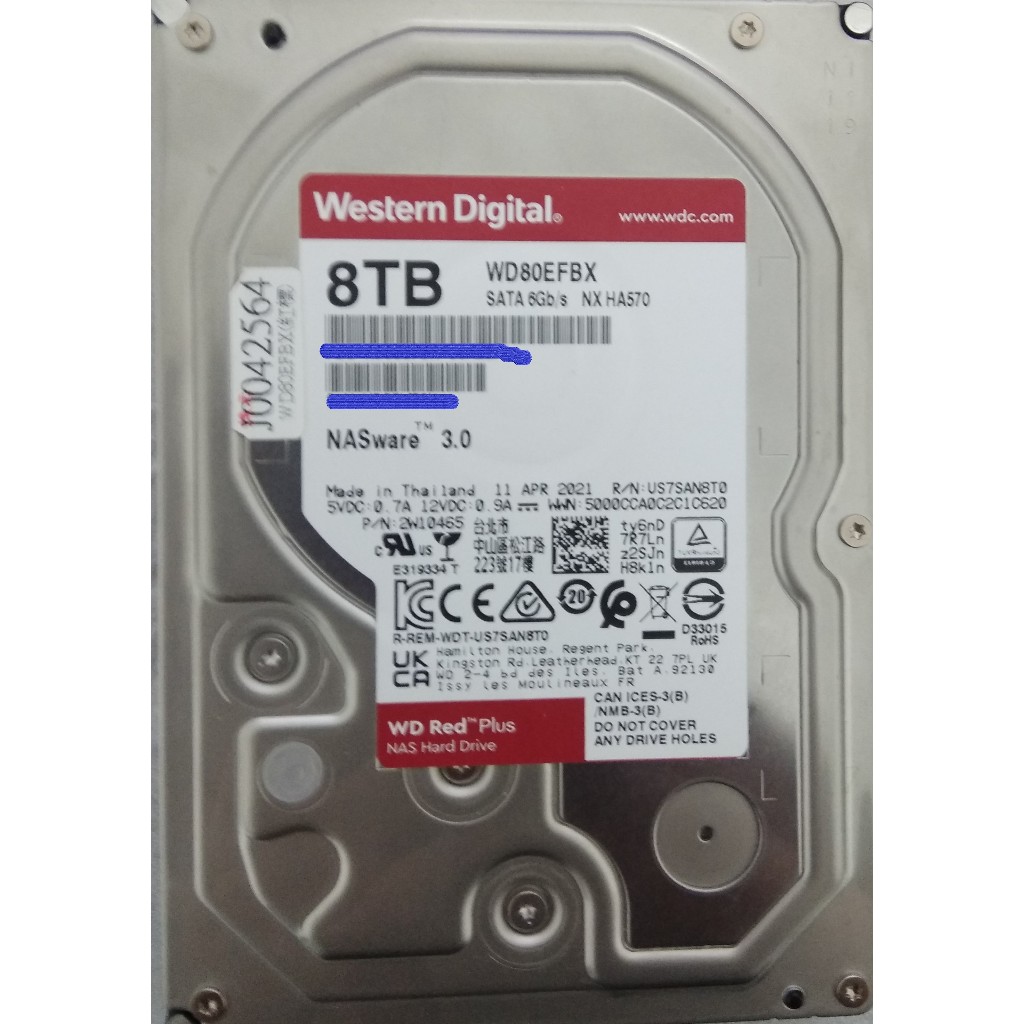 WD80EFBX的價格推薦 - 2025年12月 | 比價比個夠BigGo