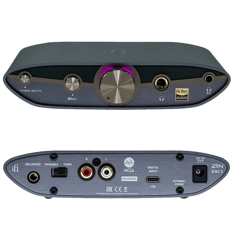 iFi Audio ZEN DAC V3 - USB DAC 耳機擴大機，深灰色，32bit/768kHz 解碼，MQA 支援 規格價格總覽