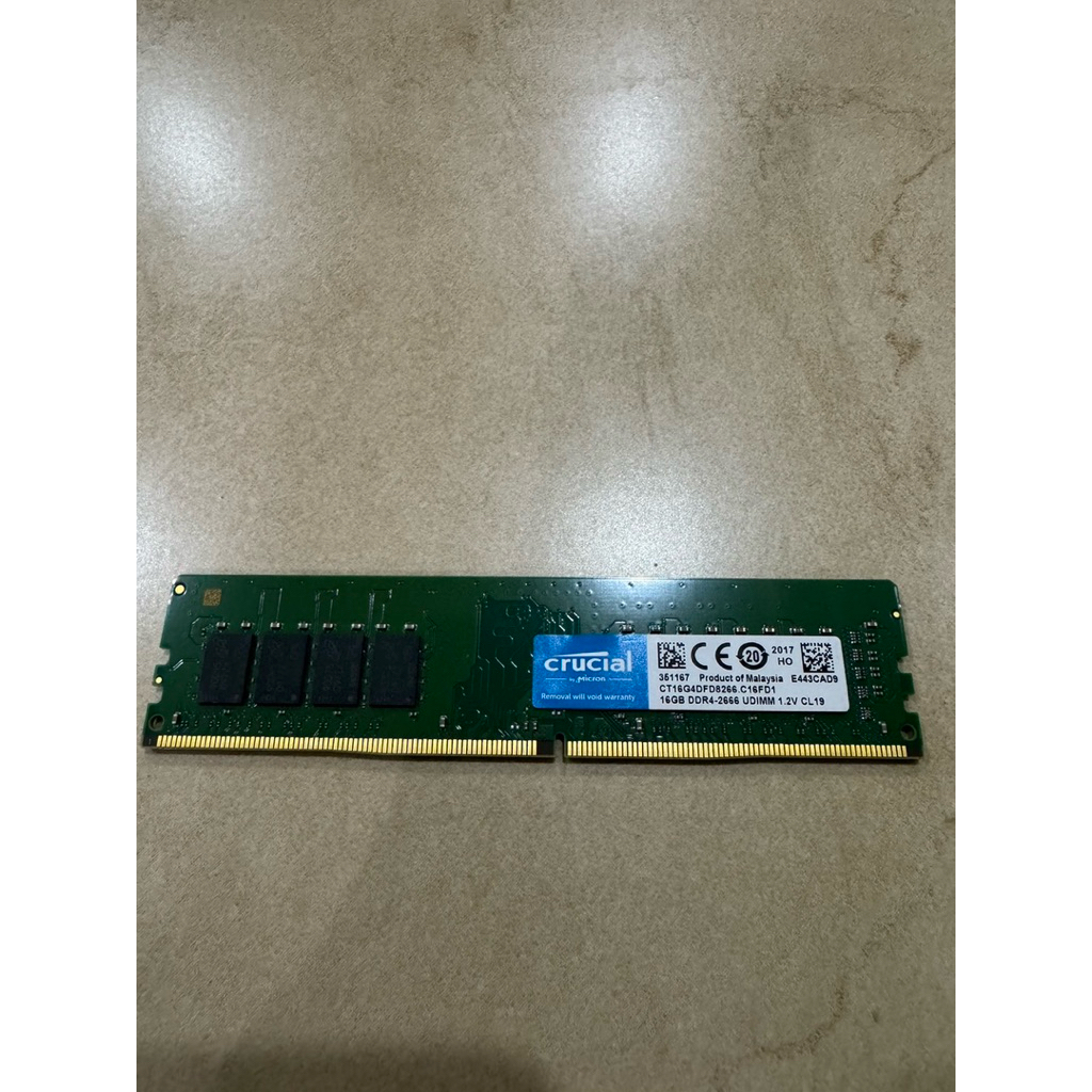 Micron Crucial DDR4 2666 桌上型記憶體 16G的價格推薦 - 2025年9月 | 比價比個夠BigGo