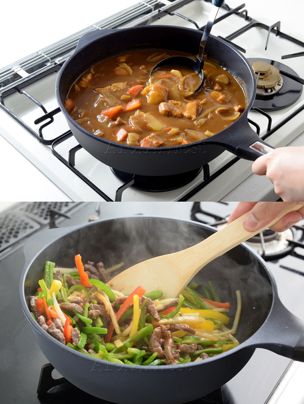 Arnest 日本 Bellfina鑽石深型不沾炒28cm-曜石黑(台灣限定版瓦斯爐適用款) - PChome 24h購物