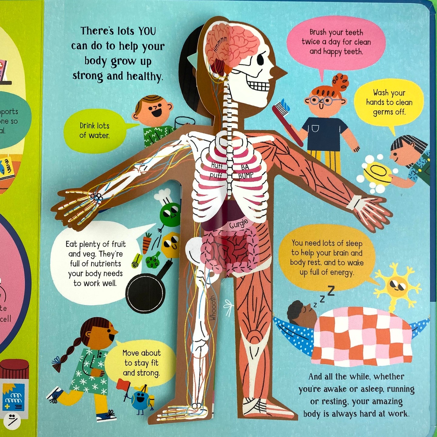 英文科普知識繪本Usborne Step Inside Science Your Body人體🍀硬頁翻翻書🍀缺書店 - 缺書店【英文童書繪本 ...