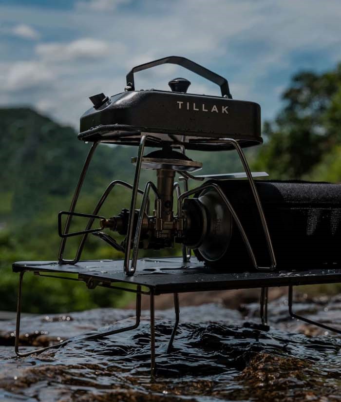 【TILLAK】迷你水壺 露营飯盒 登山水壺 野營水壺 泡茶水壺 輕便水壺 燒水壺 茶壺 水壺 飯盒 日式超輕量高山爐 - smile品味生活 - iOPEN Mall