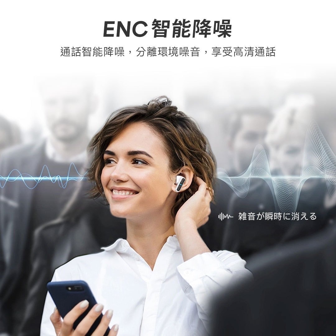 【NISDA】TG11 真無線ENC智能降噪藍芽耳機 藍牙 耳機 - 連結網通 Links3C - iOPEN Mall